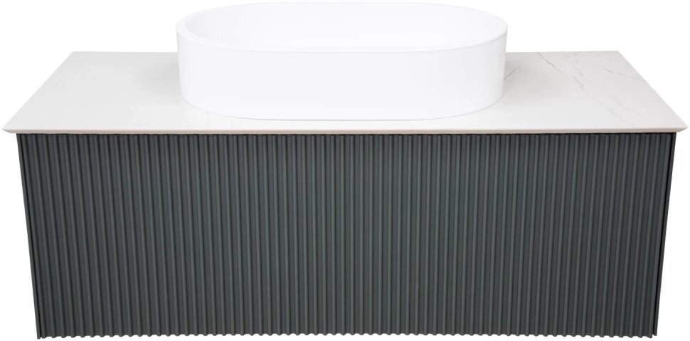 Тумба серо-зеленый матовый 95,2 см La Fenice Terra FNC-01-TER-G-100