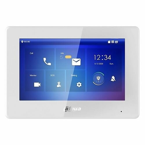 Видеодомофон Dahua DHI-VTH5421HB-W, черный