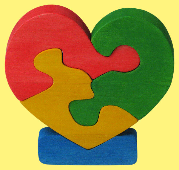 Головоломка Сердечко семейное