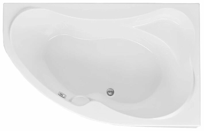 Акриловая ванна 158,8x98,9 см правая Aquanet Capri 00205386