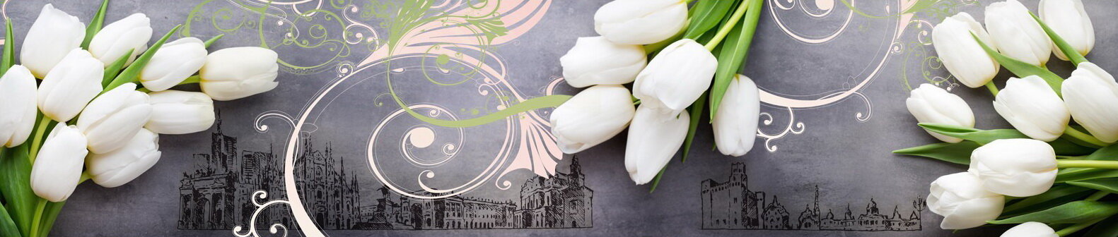 Кухонный фартук/стеновая панель МДФ для кухни 2800*600*6мм "BS-158"