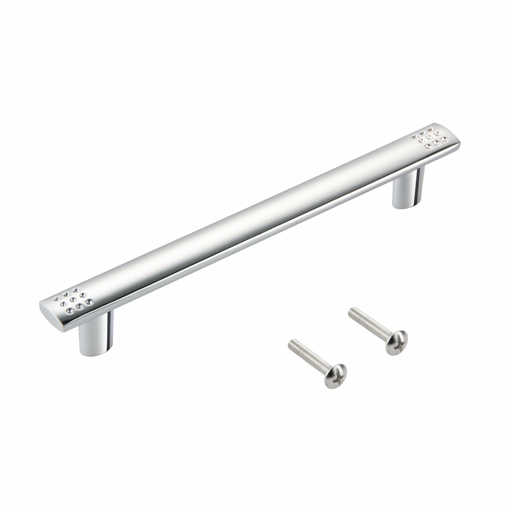 Мебельные ручки-скобы 1291 SATIN CHROME 160 MM (комплект 2 штуки) | матовый хром