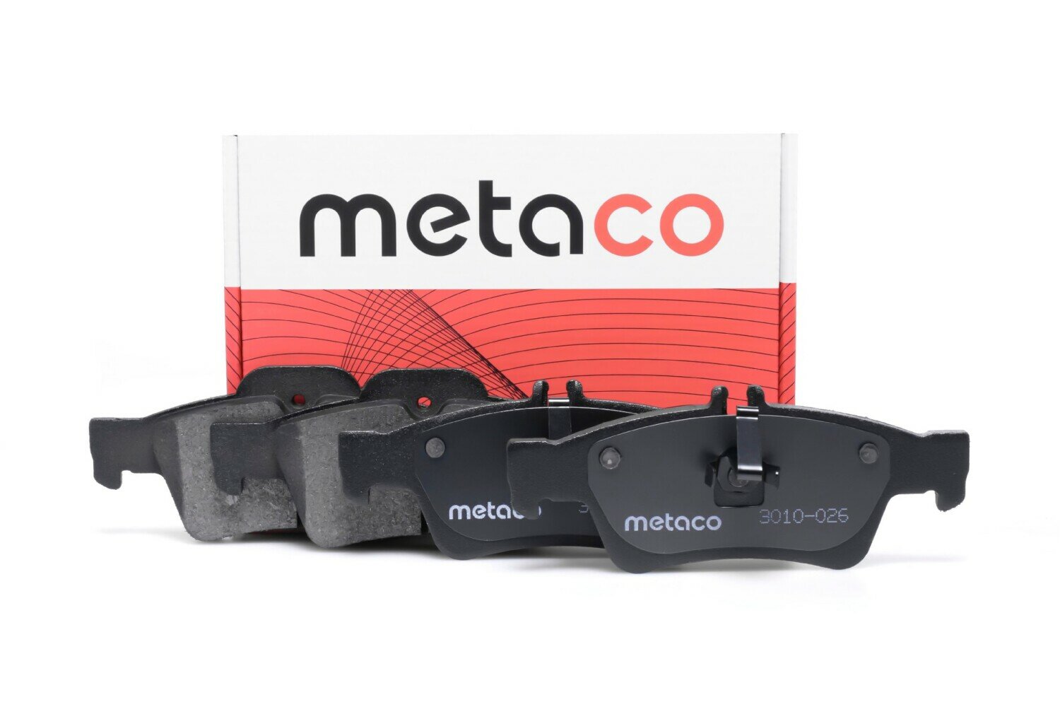 Колодки тормозные задние дисковые к-кт зад METACO 3010-026