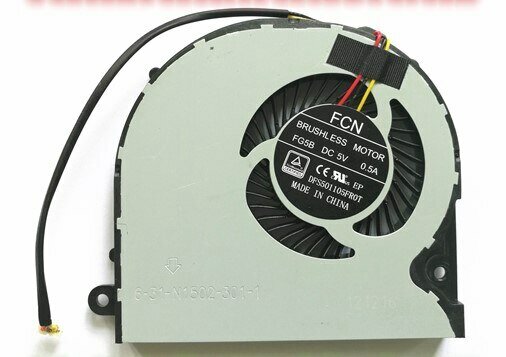 Вентилятор (кулер) для ноутбука Clevo P650, P651, P651SE, P651SG, P650SA, P650SE, CPU