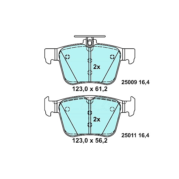 ATE 13.0470-7294.2 колодки тормозные дисковые ceramic