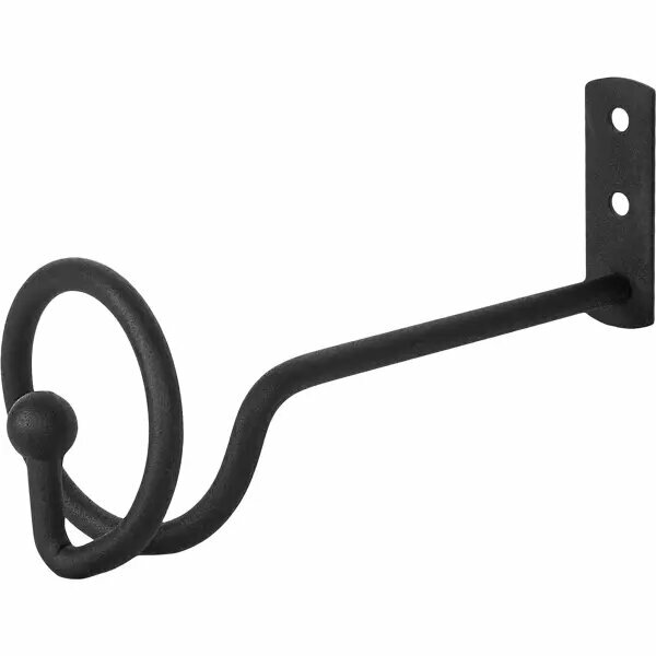 Держатель для штор Inspire 14.4 см металл цвет матовый черный