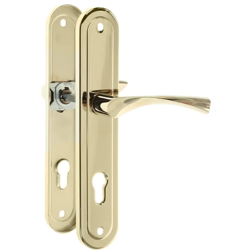 Ручки дверные на планке Apecs HP-85.0423-G, цвет золото