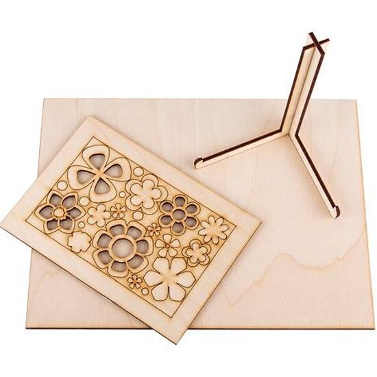 Изделие для декорирования Артформат Панно с фоторамкой цветы