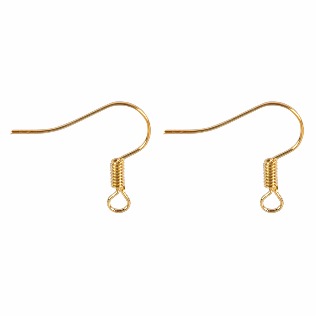 Швензы для бисера 10 штук 15 мм "Zlatka" DC-071/10, №01 под золото