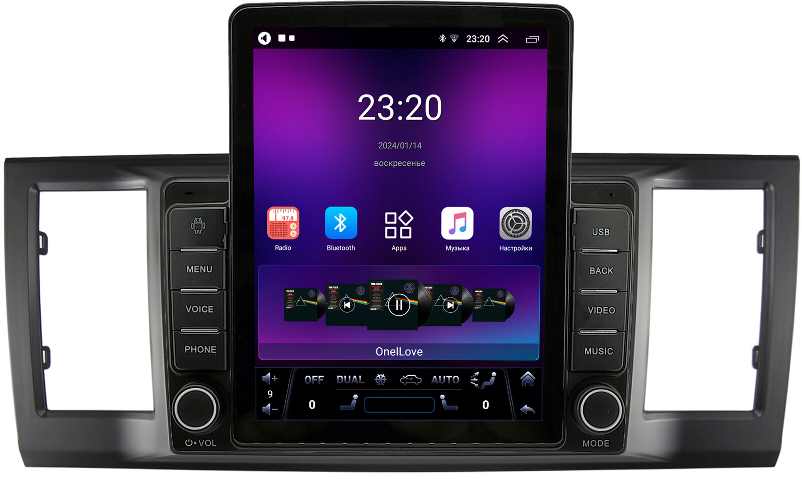 Штатная магнитола Volkswagen Caravelle T6 2015-2020 Canbox GTR095-9-4240 на Android 10 (QLed, 4/64, DSP, CarPlay)