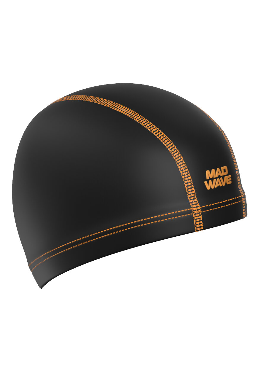 Текстильная шапочка MAD WAVE Ergofit lycra, универсальная, цвет черный — фото 1