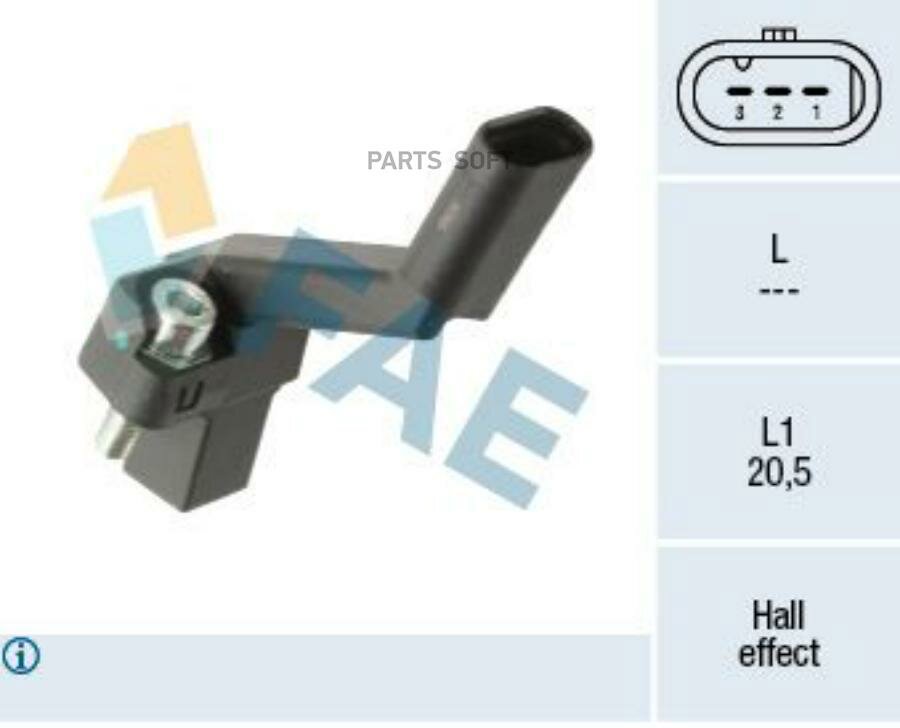 FAE 79521 датчик положения коленвала vag