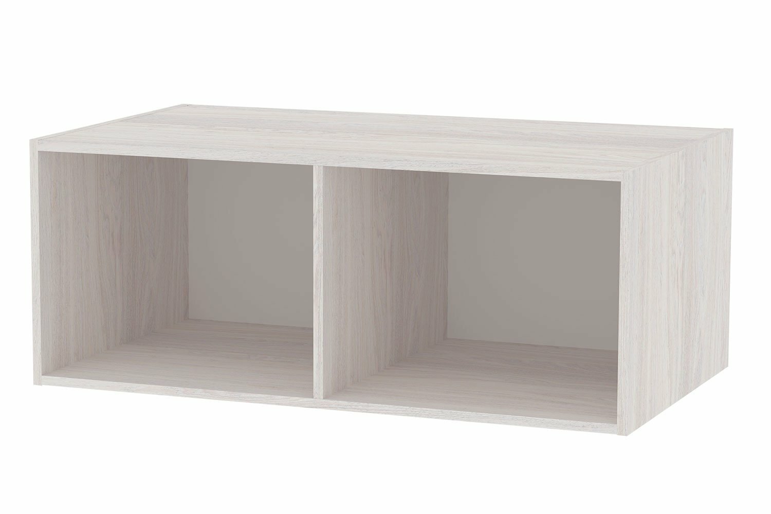 Корпус антресоли Hoff Оскар 100х40х58 см, без двери, цвет ясень Анкор светлый