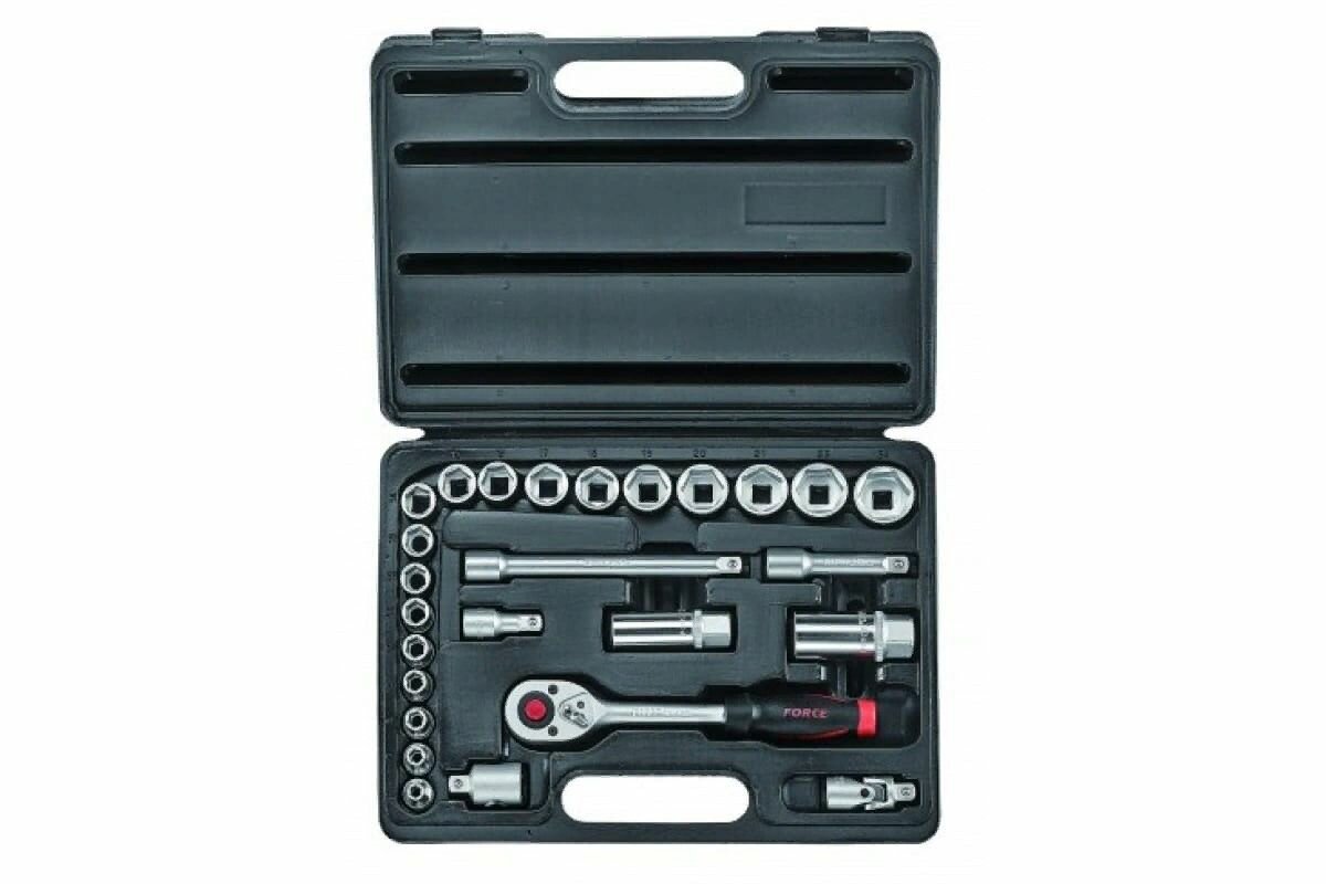 Набор 6-гранных головок и приспособлений FORCE 3261