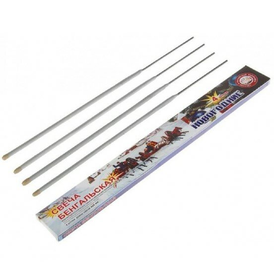 Бенгальские свечи Уральский Пиротехнический Завод Новогодние 400 мм СБ400Н4 8 упаковок по 4 штуки