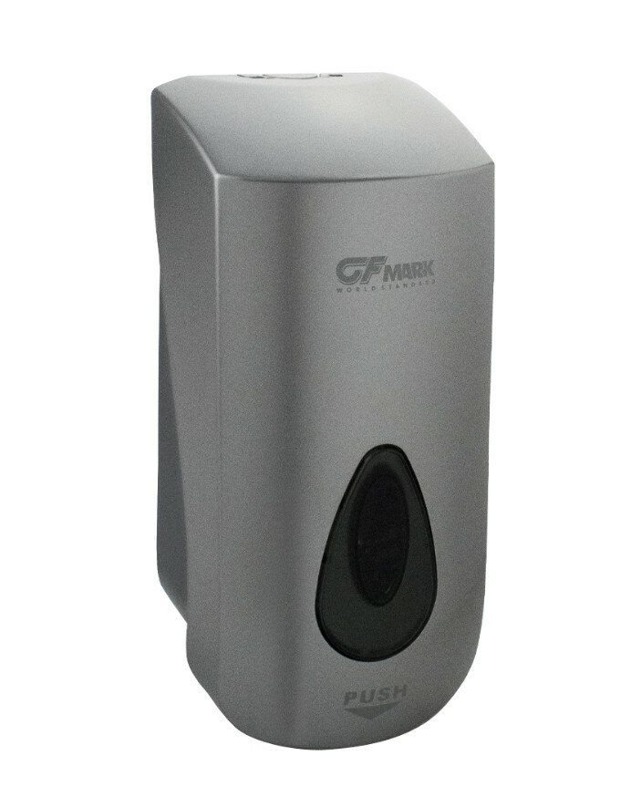 Диспенсер для мыла GFmark 620 универсальный пластиковый с глазком - капля 1000 мл