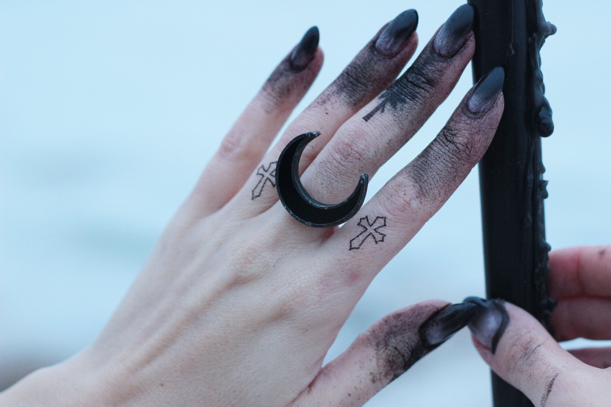 Славянский оберег, кольцо-кулон, стекло