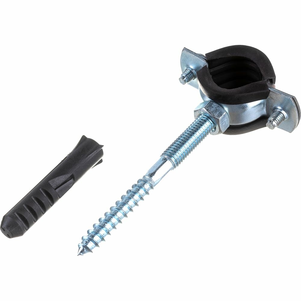 Металлорезиновый хомут СТМ 1/2 20-25 мм