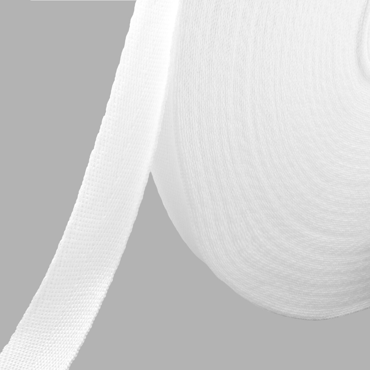 Лента киперная Айрис, 6 г/м, 100% полиэфир, 20мм*50м (01 белый)