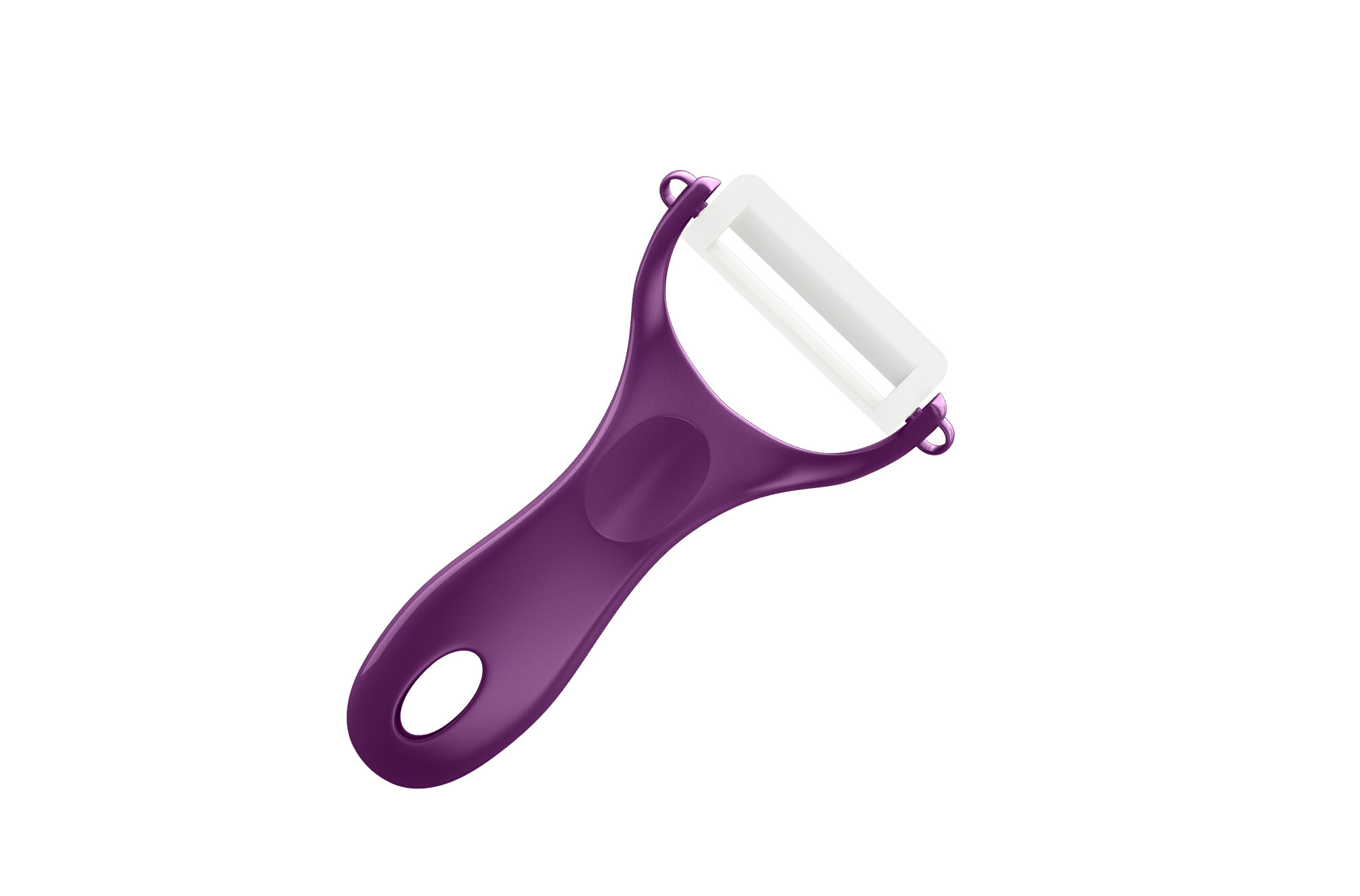 Овощечистка Samura Inca (фиолетовая), циркониевая керамика. SINP-100VL