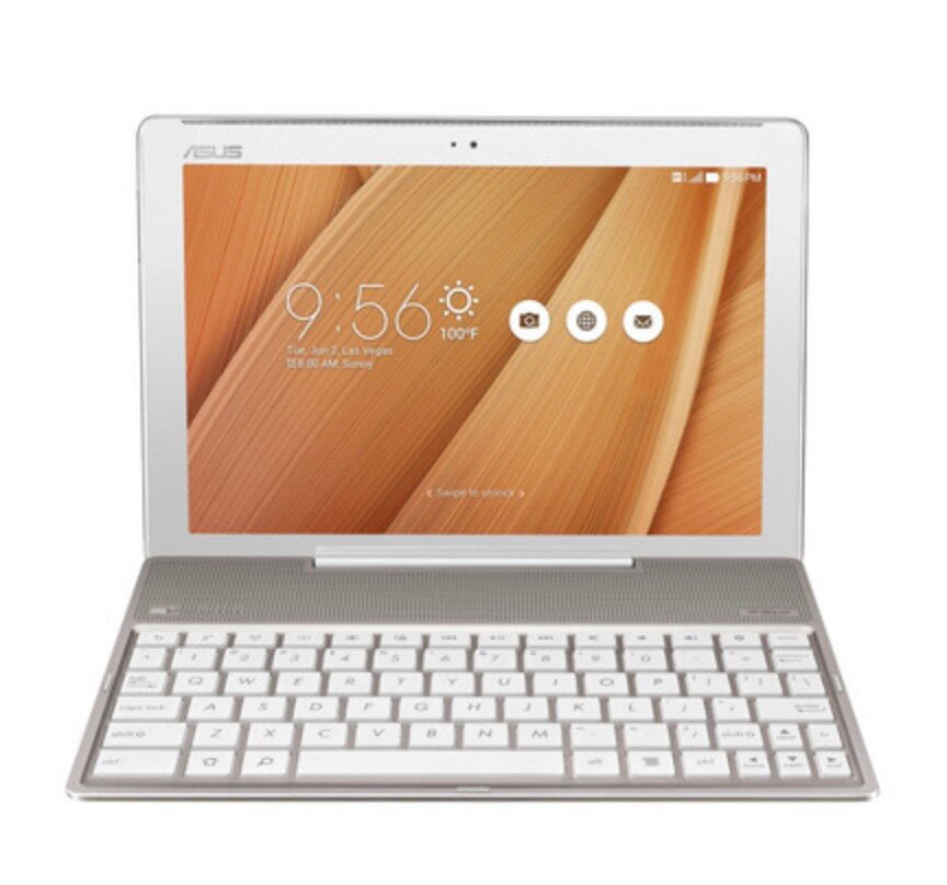 Съемная клавиатура MyPads со встроенными динамиками Asus Audio Dock для планшета ASUS ZenPad 10 Z300CG/Z300CL/Z300C/ZD300CL/Z300M (Серебро)