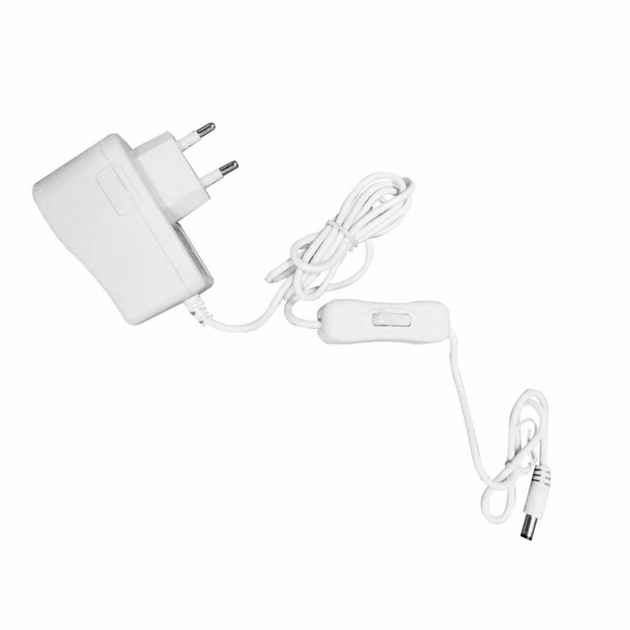 03-54 Блок Питания(Адаптер), 12В, 12Вт, IP44, 1A, разъем 2,5x5,5мм, пластик, 75x30x43мм