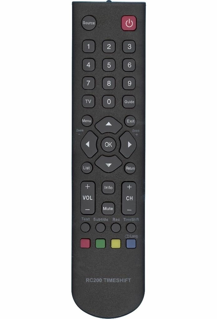 Пульт RC200 Timeshift для телевизора Erisson Goldstar Soundmax FUSION Shivaki Suzuki Telefunken Thomson