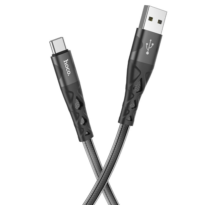 USB Кабель Type-C, HOCO, U105, 1.2м, черный