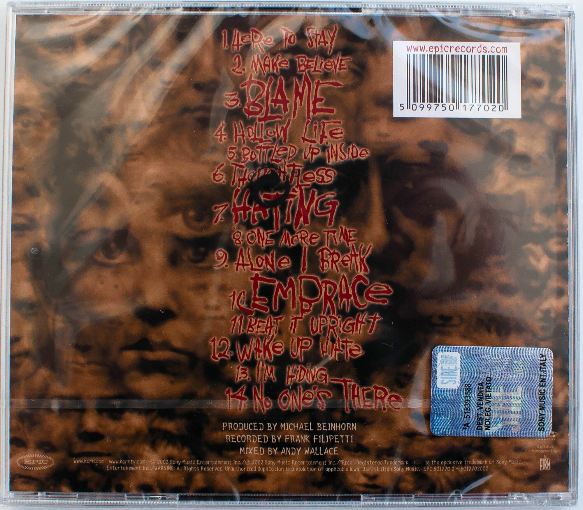 Korn - Untouchables Аудио CD Оригинал из Европы — фото 1