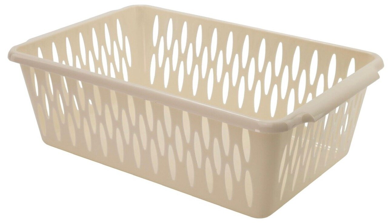 Корзина для хранения BranQ / БрэнК Light M, из полипропилена, 300x195x95мм