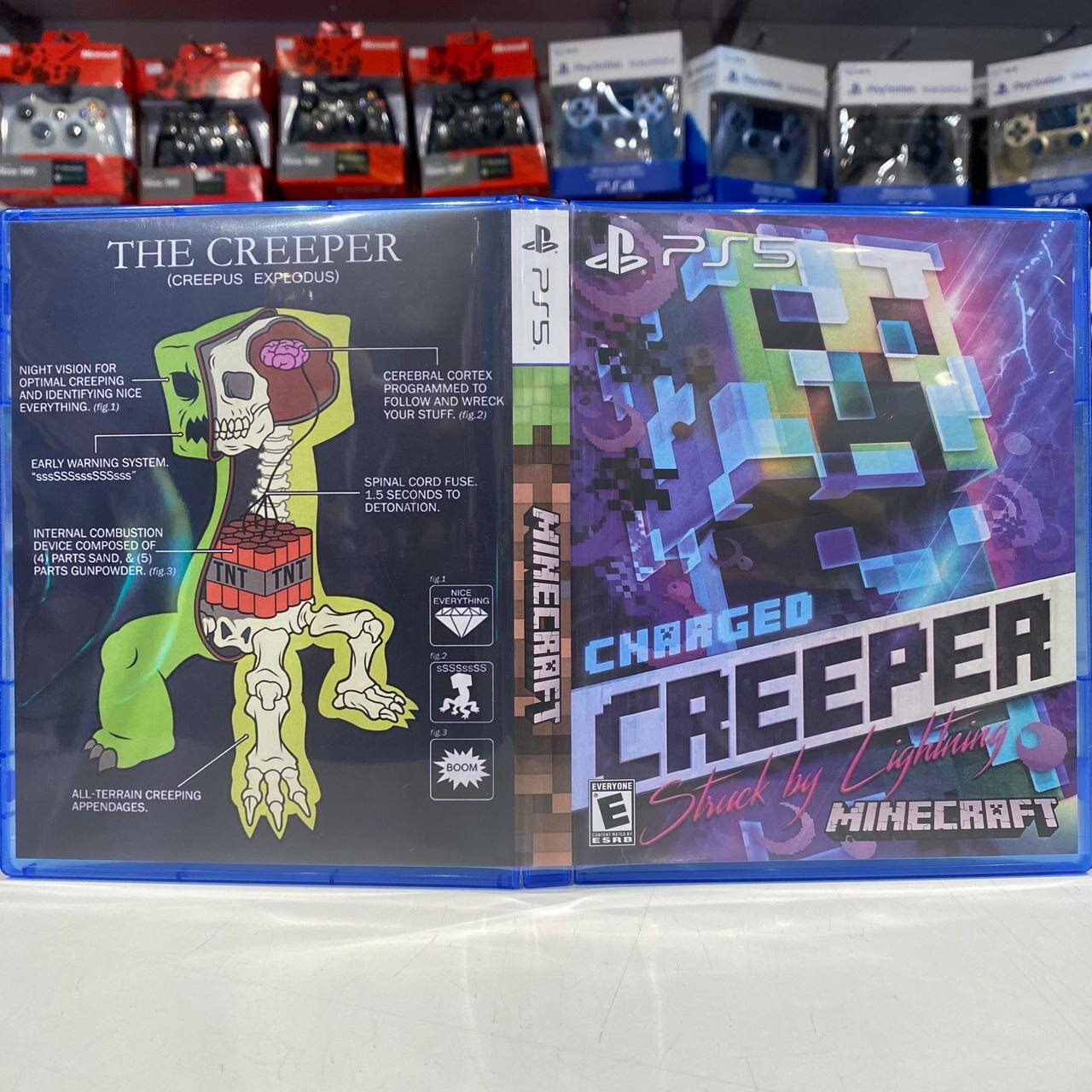 Эксклюзивная обложка PS5 для Minecraft №25