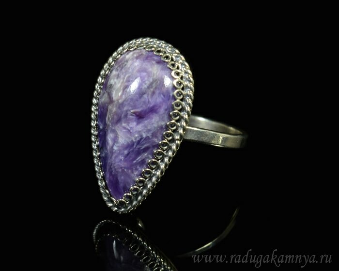 Кольцо, чароит