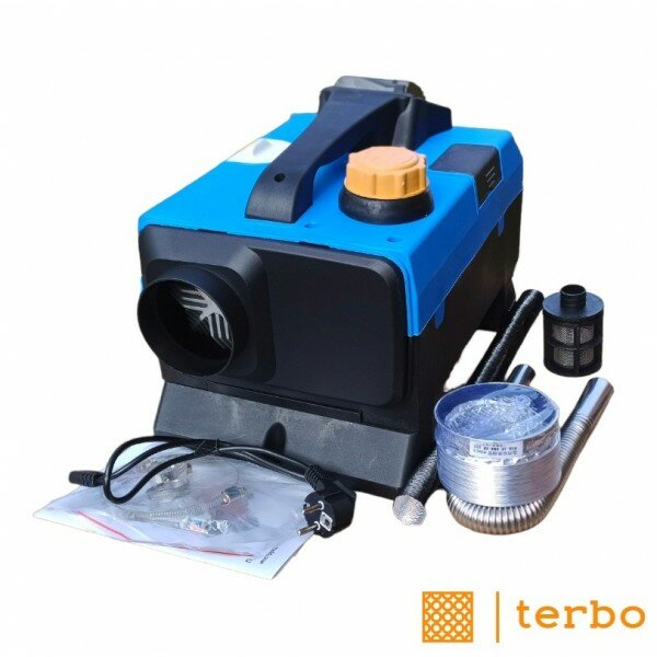 Автономный воздушный отопитель "Автосила Тепла" мощностью 5 кВт (kW), обогреватель, автономка, «сухой фен»