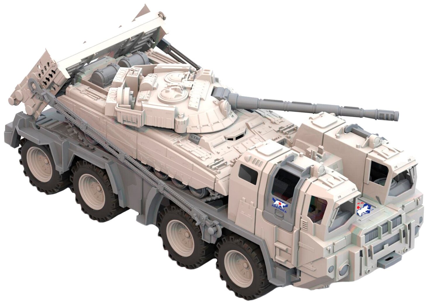 Норд Автомобиль Арктика Военный тягач с танком 288 Норд /4/ .