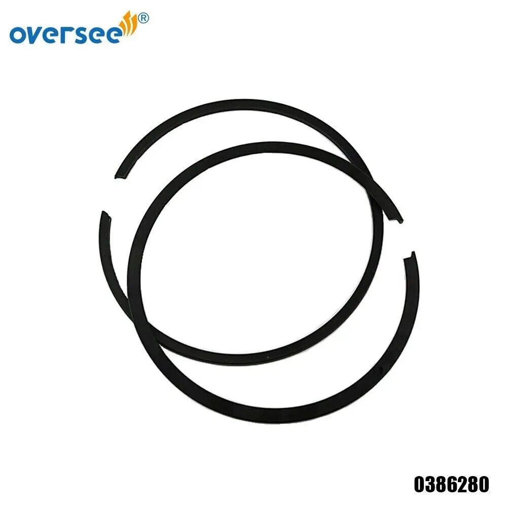Комплект поршневых колец OVERSEE 0386280 для подвесных двигателей Johnson/Evinrude 9.9-15 л. с.