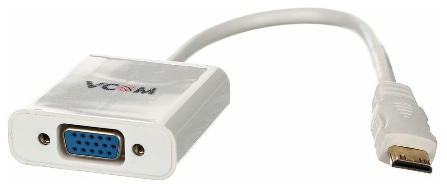 Переходник VCOM CG592 Кабель-переходник Mini HDMI M=>VGA F 0.15m