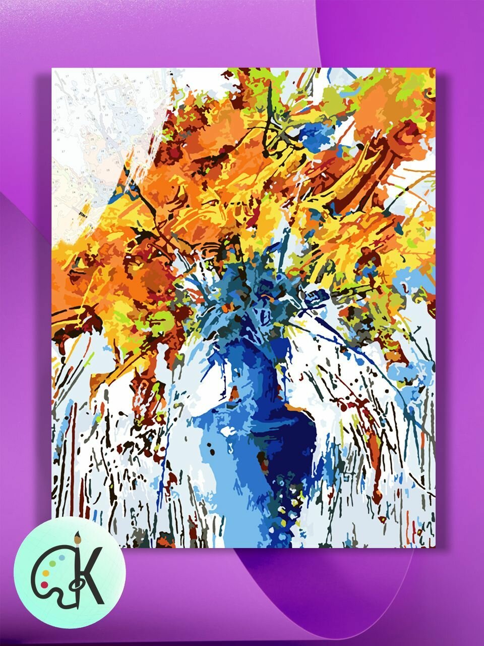 Картина по номерам КУЛЬТУРА ЦВЕТА