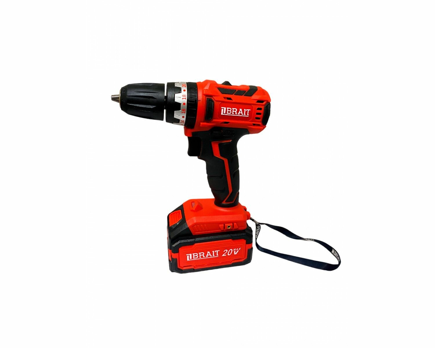 Дрель-шуруповерт BRAIT аккумуляторная BCD20SUBL-1 комплект с АКБ и ЗУ, единая аккум. система BRAIT (c АКБ и ЗУ BCD20S-3.0А)