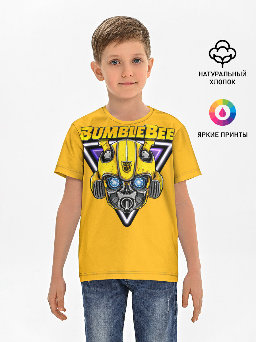 Футболка хлопковая детская Трансформеры Bumblebee