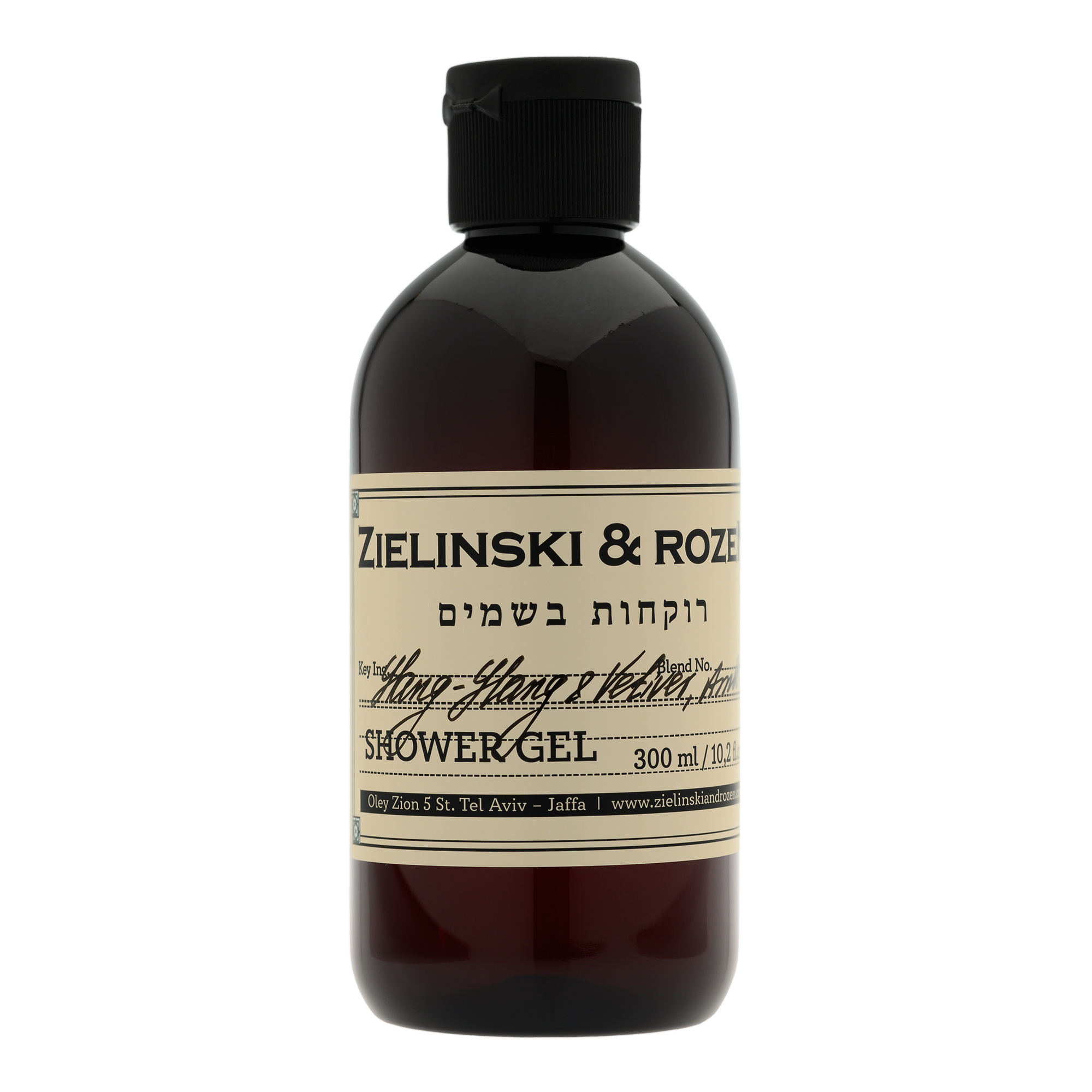Zielinski & Rozen Гель для душа Иланг-иланг, Ветивер, Амбра (300мл)