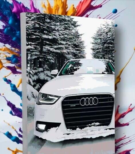 Картина по номерам Автомобиль Ауди