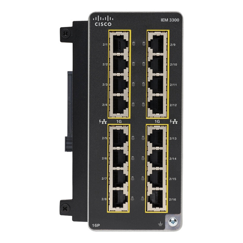 Модуль CISCO IEM-3300-16T Catalyst IE3300 Rugged 16 Port GE Copper Exp Module