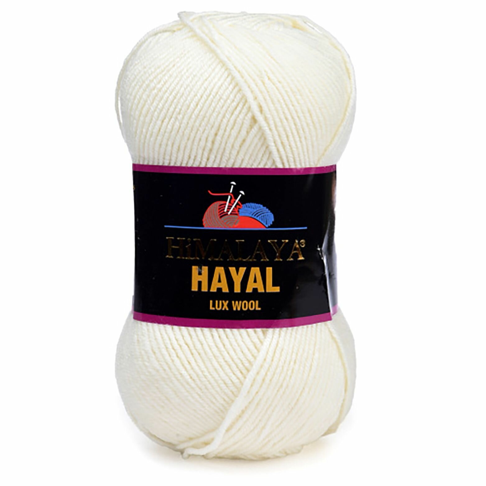 5 Мотков, Himalaya HAYAL LUX WOOL, 75% Акрил 25% Шерсть / 100 гр. - 250 м, Цвет-227-02