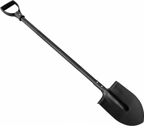 Лопата штыковая мехинструмент ЛКС, стальная, D-образная рукоятка