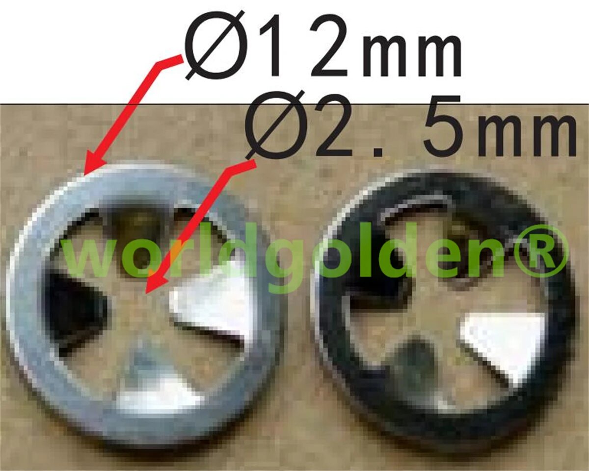 Worldgolden 10 шт. металлический капот под зажимами для изоляционной крышки двигателя для 8965 10pcs