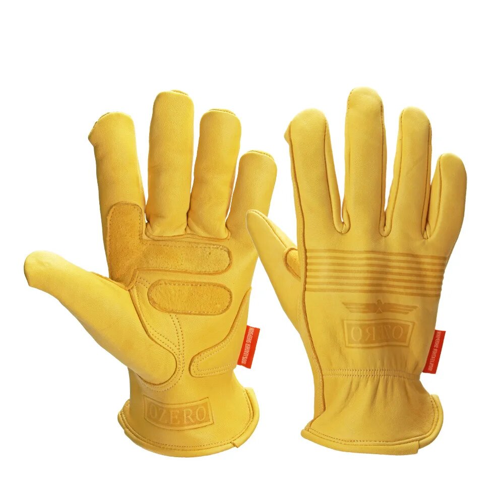 Мотоциклетные кожаные перчатки для мужчин и женщин, летние зимние термостойкие перчатки для мотокросса Mtb, спортивные перчатки для вождения мотоциклиста с полным пальцем Желтый, M, Style C