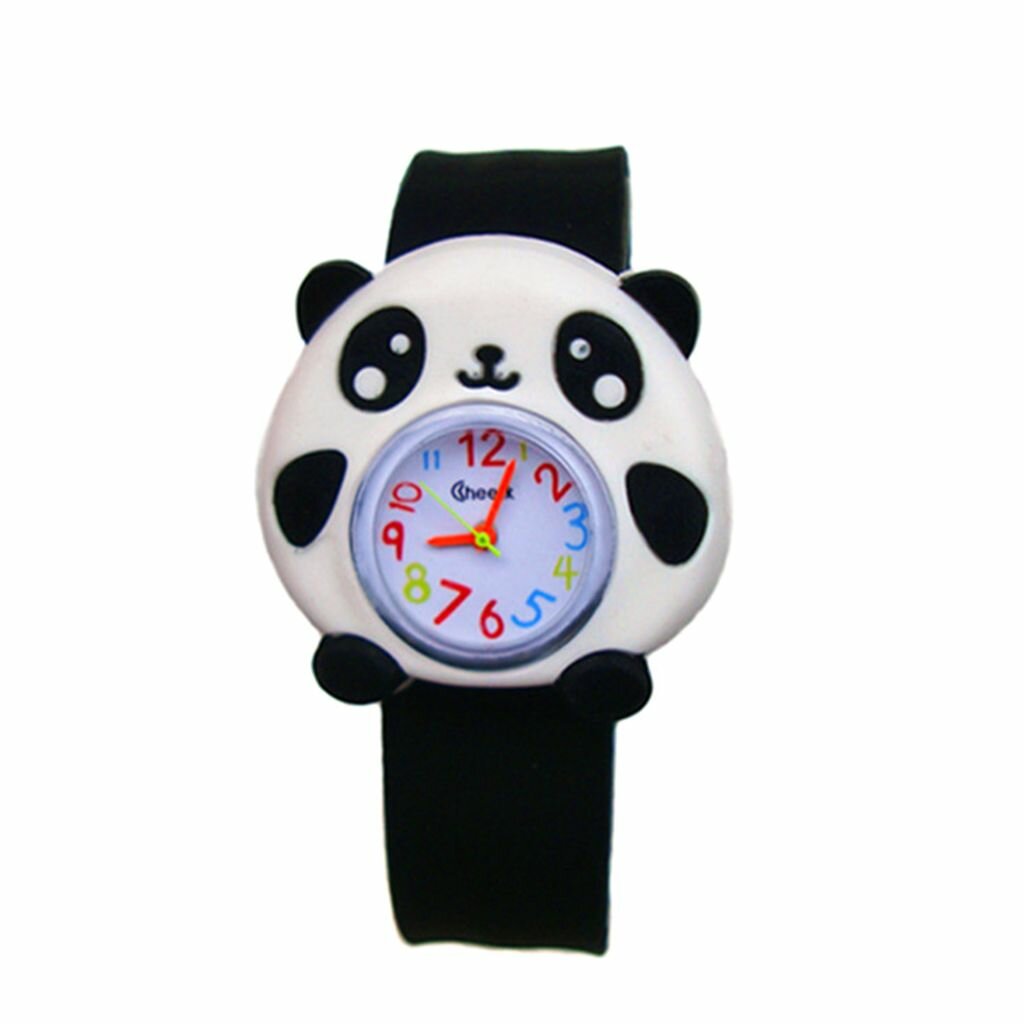 Студенческие детские мультяшные часы с животными Pop Watch-Panda Boy