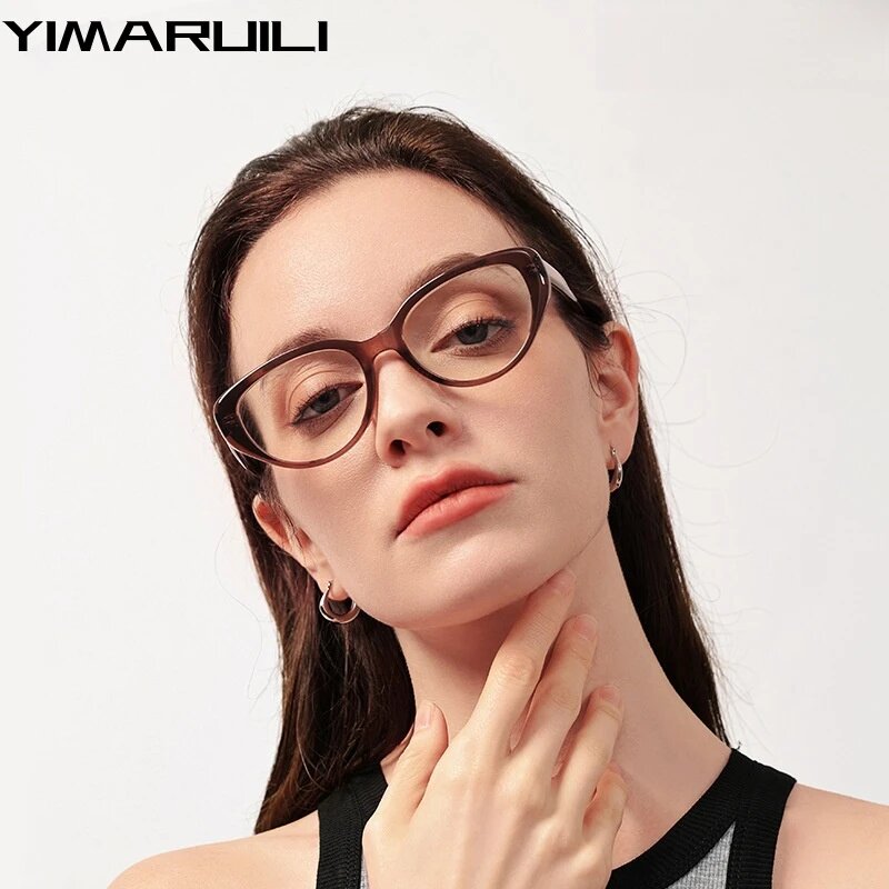 Женские очки YIMARUILI, оправа Tea — фото 1