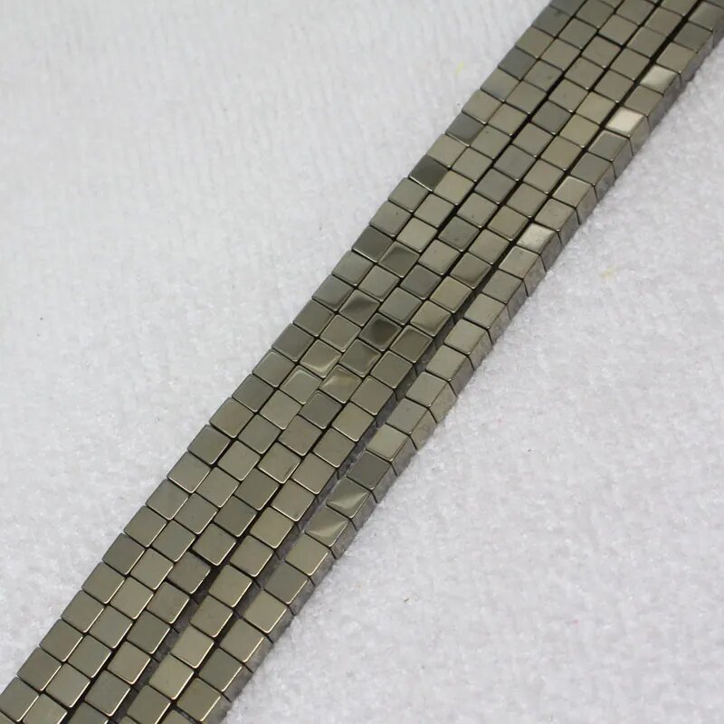 Железный пирит бусины SexeMara 4x4mm