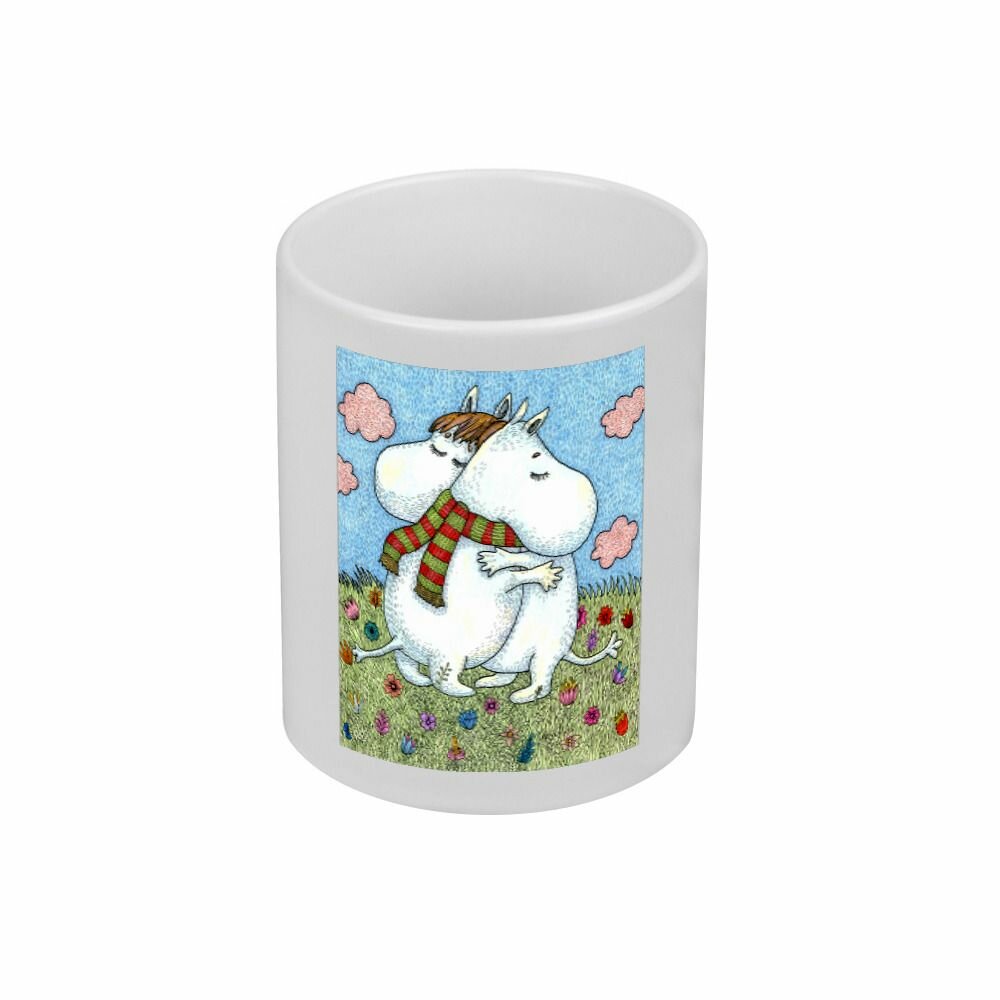 Кружка Муми-тролли цвет белый